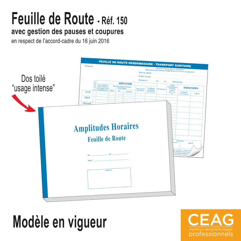 Carnet Feuille de Route Hebdomadaire